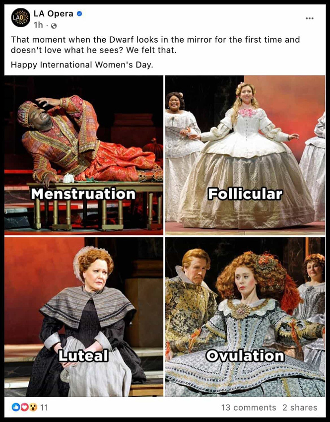 LA Opera undskylder efter upassende opslag på Instagram | KLASSISK ...